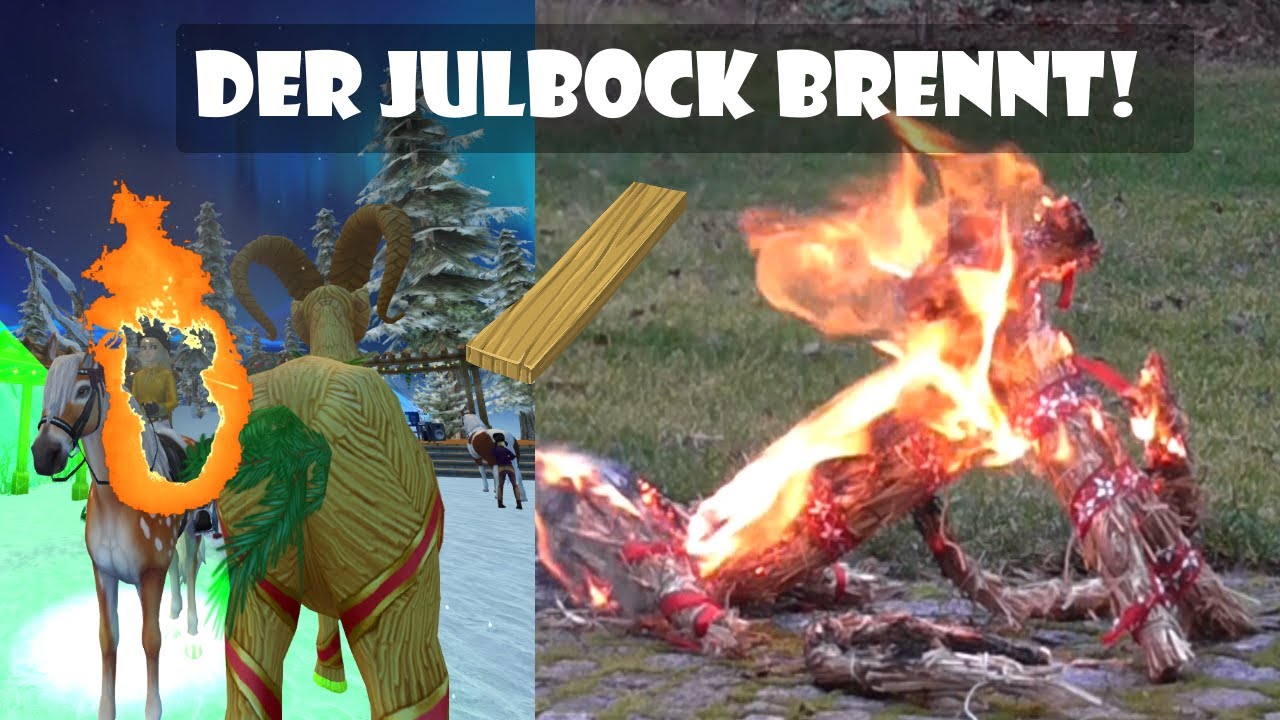 Der Julbock BRETT! | Julbock verbrennen (in Reallife) - YouTube