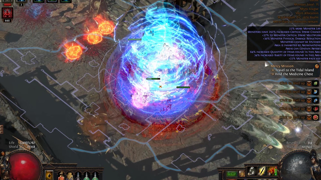 [PoE] Tier 8 Geode - Abyss Softcore - Scion Triggerbot - YouTube