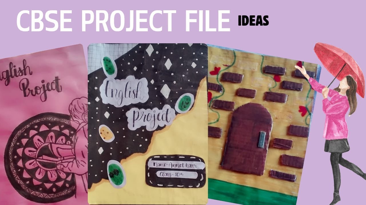 CBSE Class 10th English project file ideas/#class10thcbse #cbseproject ...