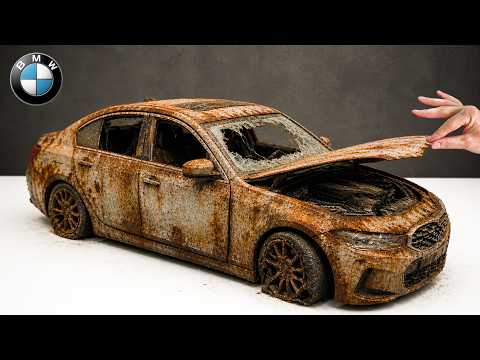 Abandoned BMW 3 Series LCI Model Restoration – Satisfying Full Rebuild
