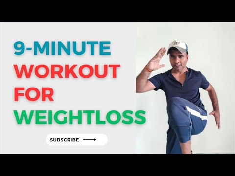 To Burn Fat - 9 Minute Workout For Weightloss II For Beginners - YouTube