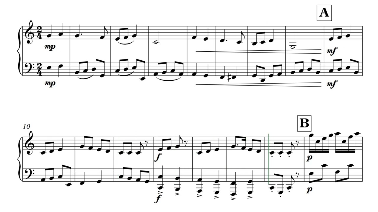 Kukulienka kde si bola - noty pre piano - Brass Music Academy 2022 ...