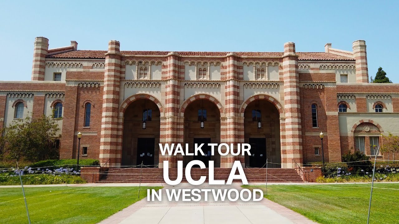 [LA Street View Tour] UCLA, in Westwood [4K] - YouTube