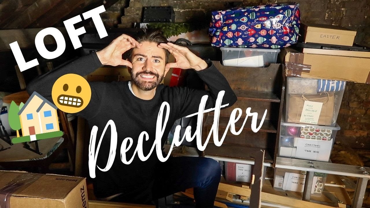 STARTING THE HUGE LOFT DECLUTTER! | AD | LOFT CONVERSION RENOVATION ...