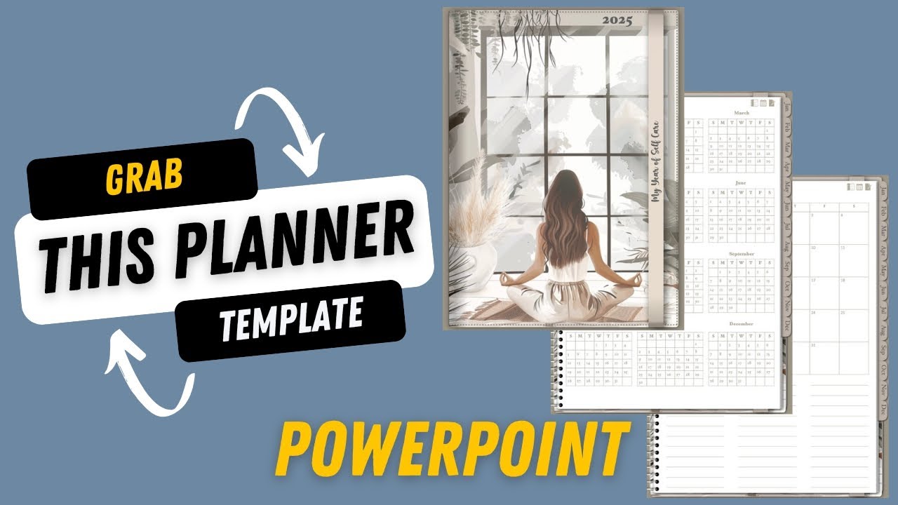 How to Customize the PowerPoint Digital Planner Template | Easy Step-by ...