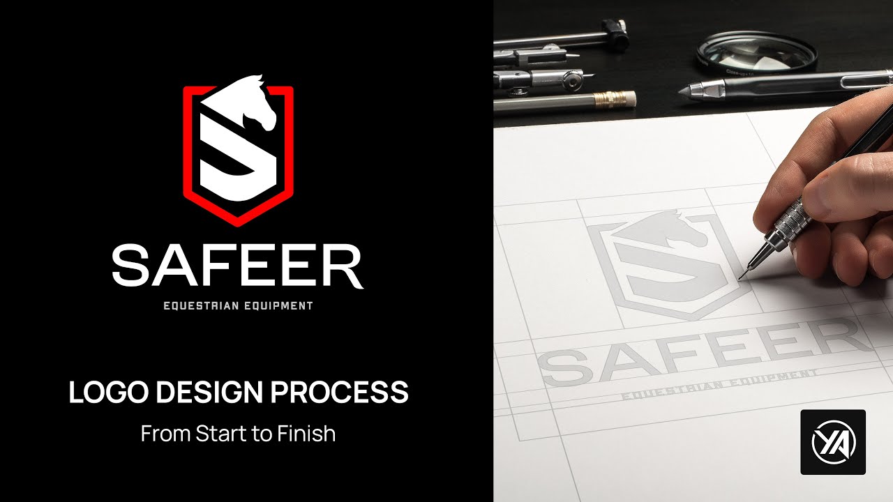 How to Design a Logo - Entire Process from Start to Finish - YouTube