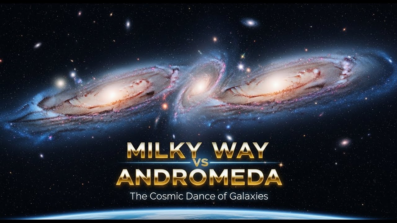 What Happens When Milky Way Meets Andromeda in a Galactic Crash? - YouTube