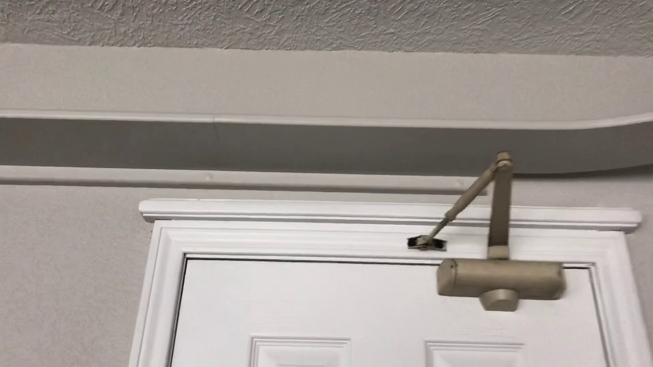 Update on my Stanley door closer - YouTube