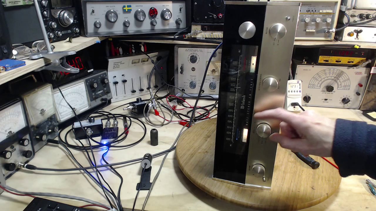 McIntosh MR71 FM Receiver Video #14 - IF Alignment - YouTube