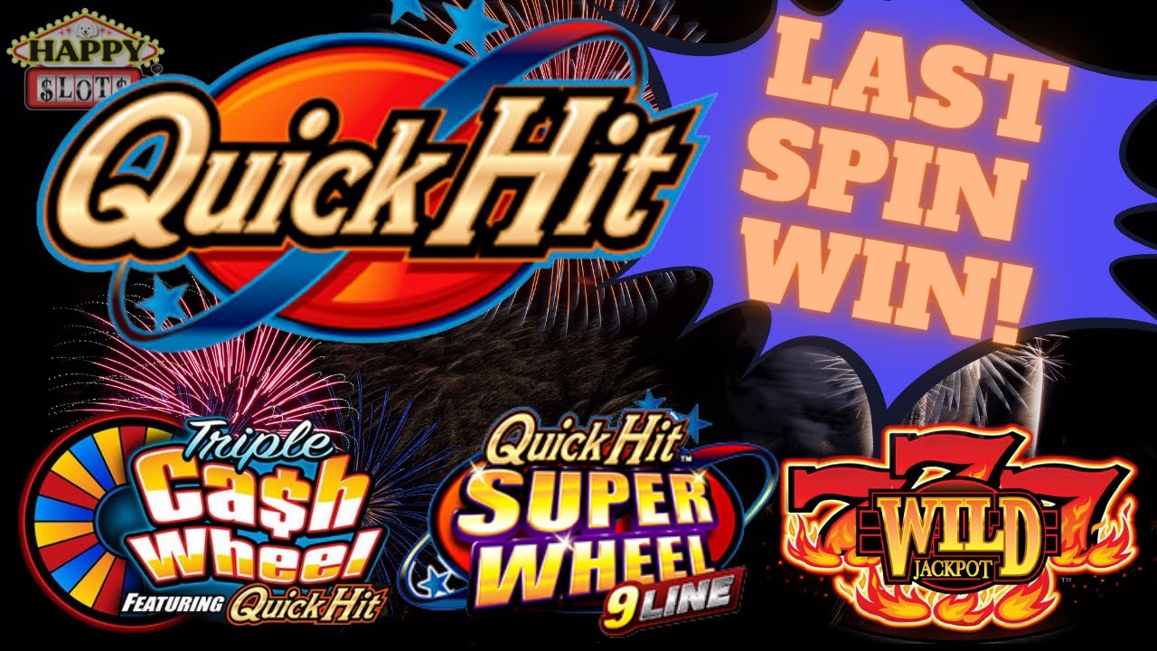SAVED by LAST SPIN on Quick Hit Triple Cash Wheel! Quick Hit games ...