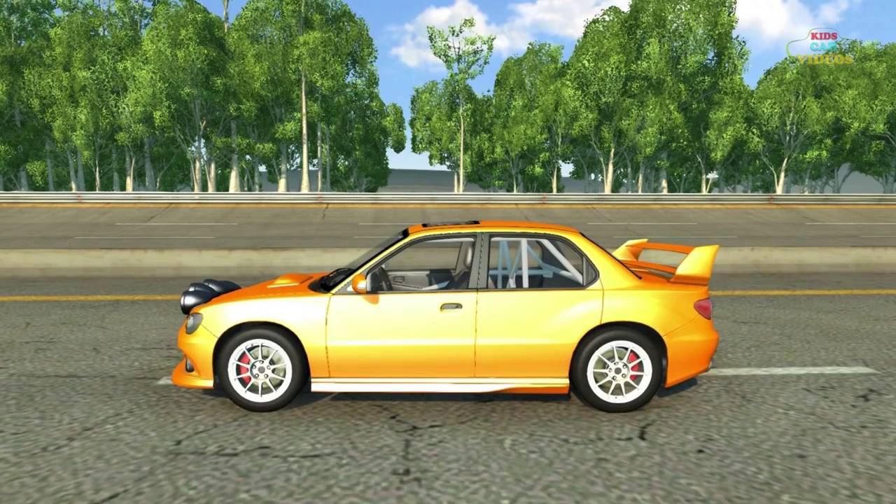 Learn Colors | 3D Car Cartoon Animation Color Songs for Children - YouTube