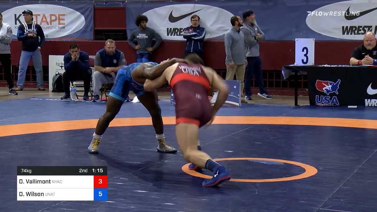 74 Kg Consolation Dan Vallimont New York Athletic Club Vs Deondre ...