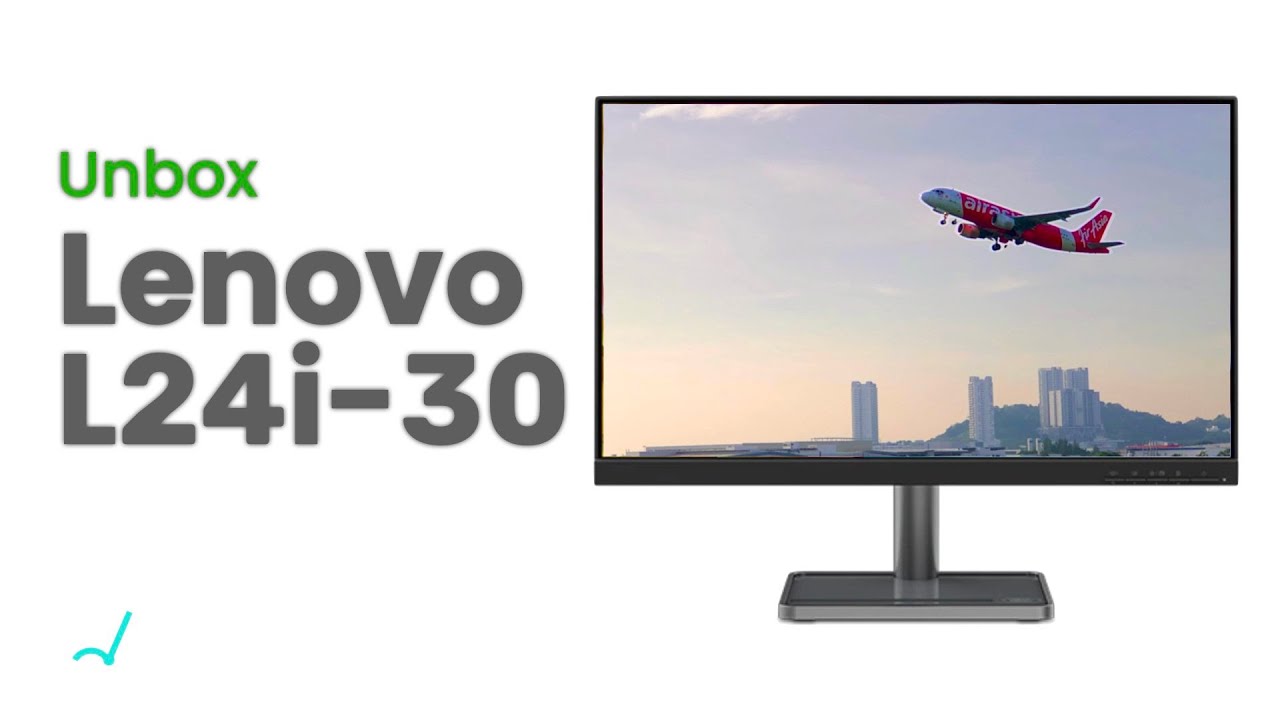 Unbox Lenovo L24i-30 Monitor - YouTube