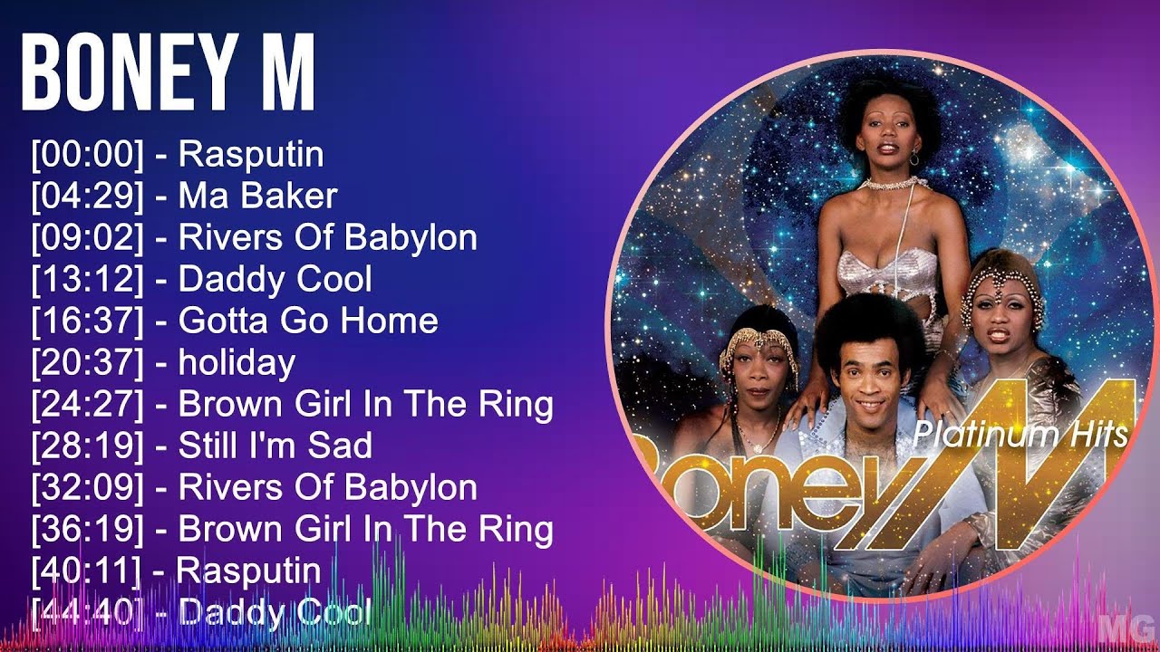 Boney M 2024 MIX CD COMPLETO - Rasputin, Ma Baker, Rivers Of Babylon ...
