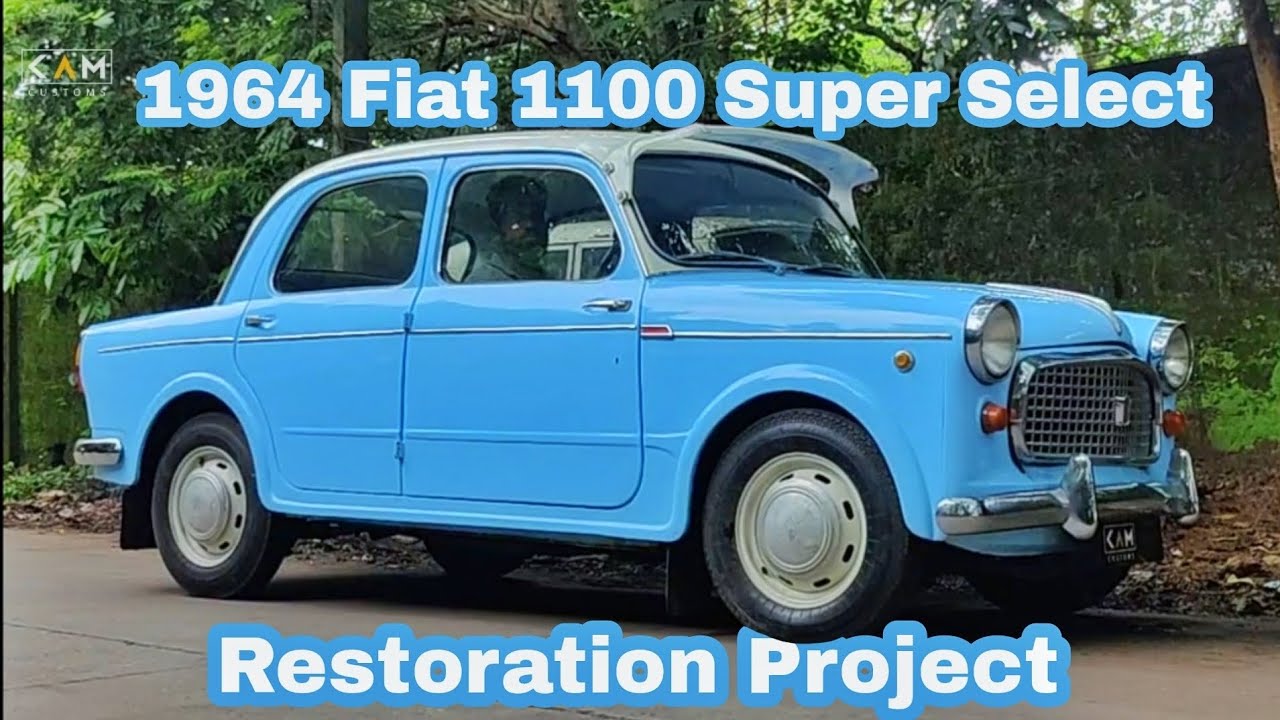 1964 Fiat 1100 Super Select Restoration by KAM Customs - YouTube