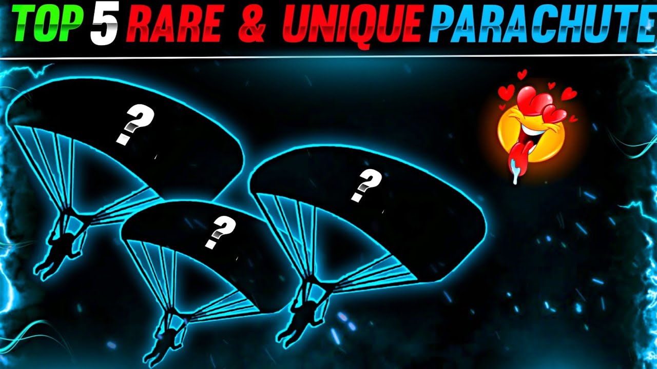 TOP 5 Rare Parachute Skin in Free Fire 😳| आप के पास इनमें कोए एक भी है ...