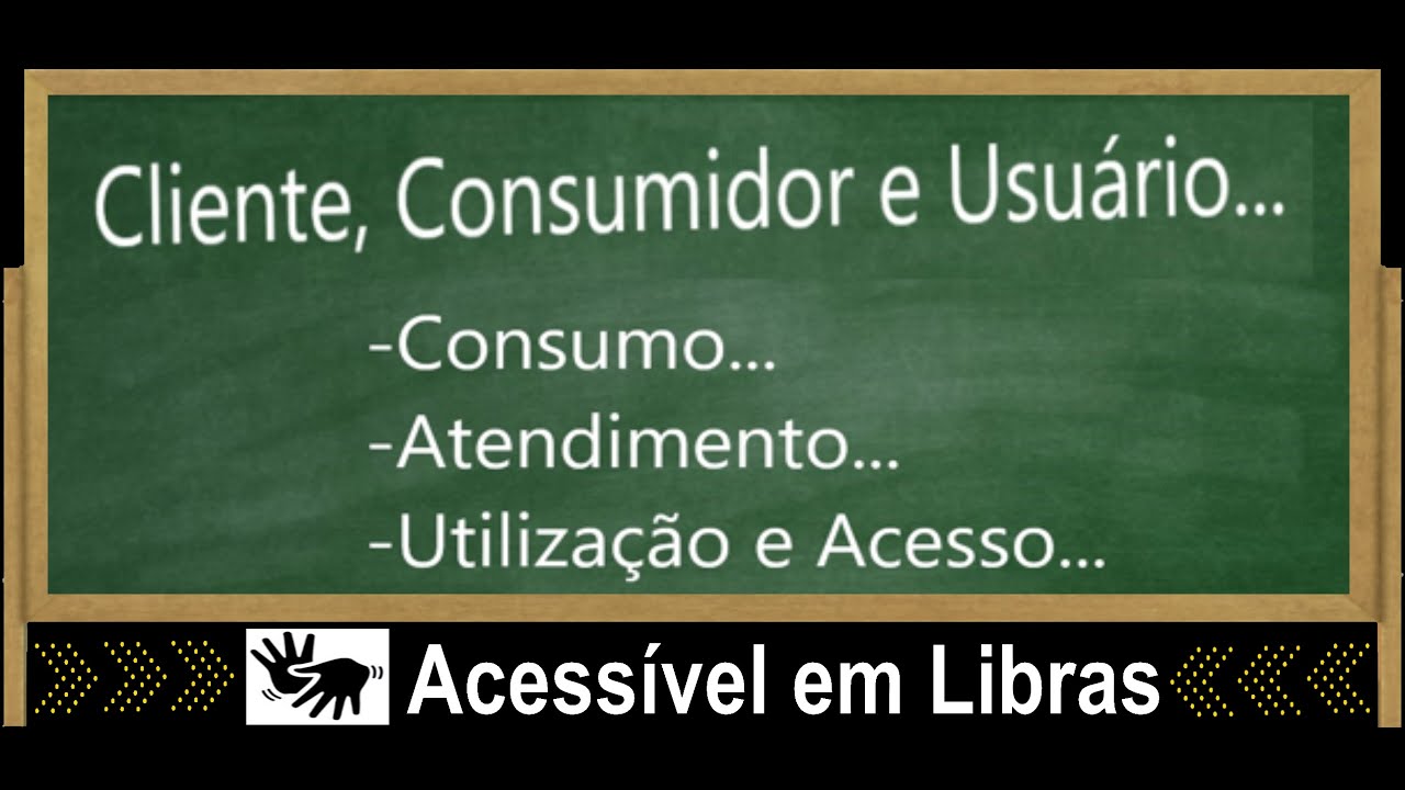 Cliente, Consumidor e Usuário - Perspectivas de Mercado 🤔 #106 - YouTube
