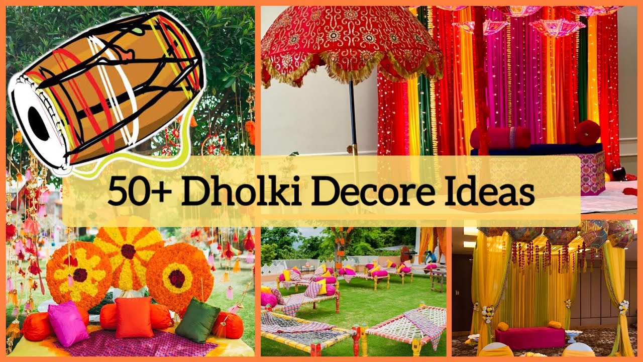 Dholki Decore Ideas at Home #dholki #dholak - YouTube