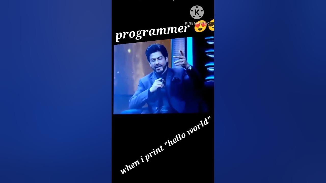 when I print hello world 😎 programmer #shorts #shortsviral #youtubeshorts #computerscience # ...