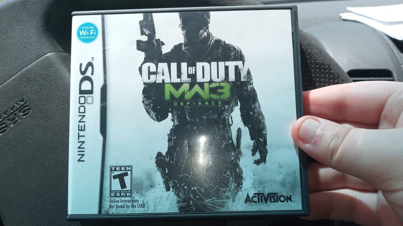 Call Of Duty Morden Warfare 3 Nintendo DS Unboxing - YouTube
