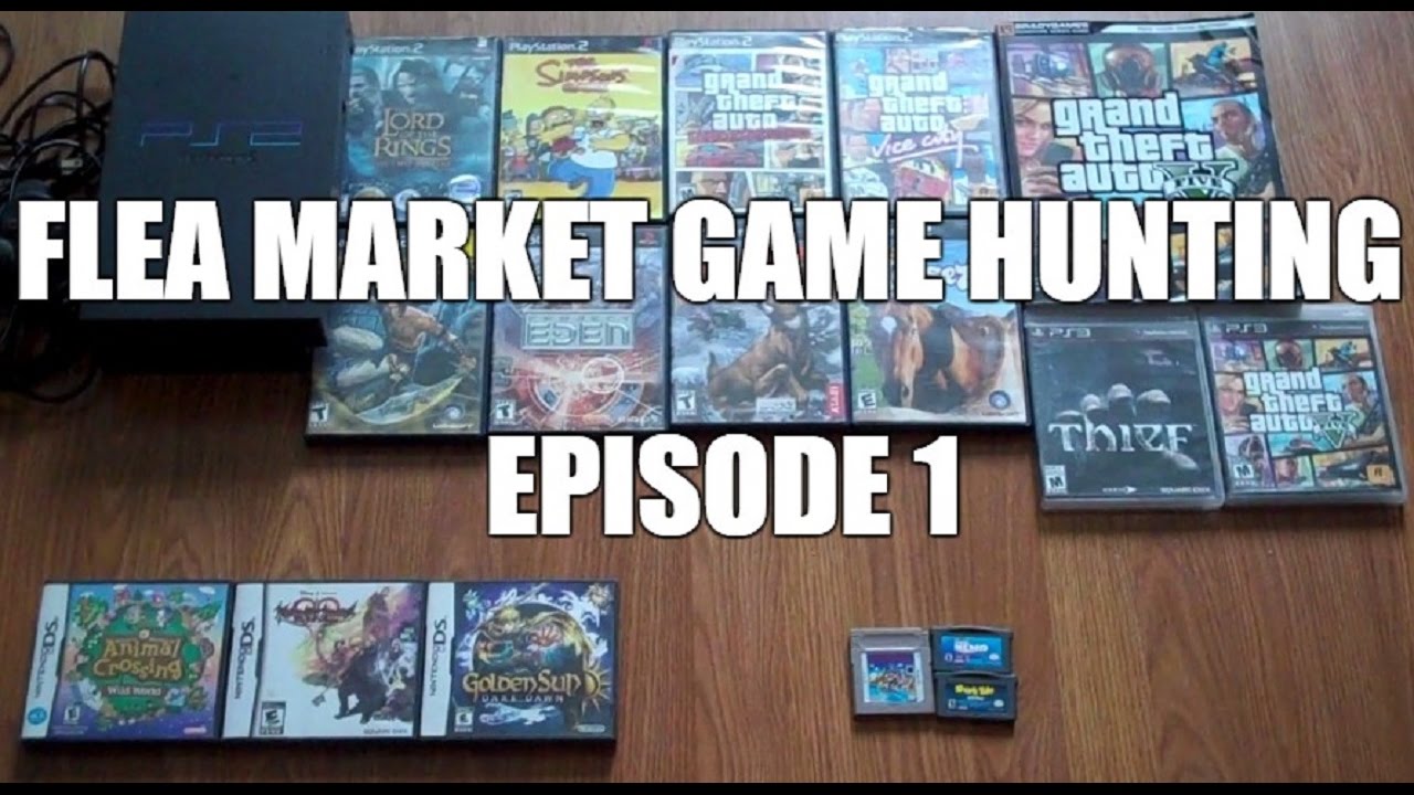 Live Flea Market Game Hunting 1 - DS Deals! - YouTube