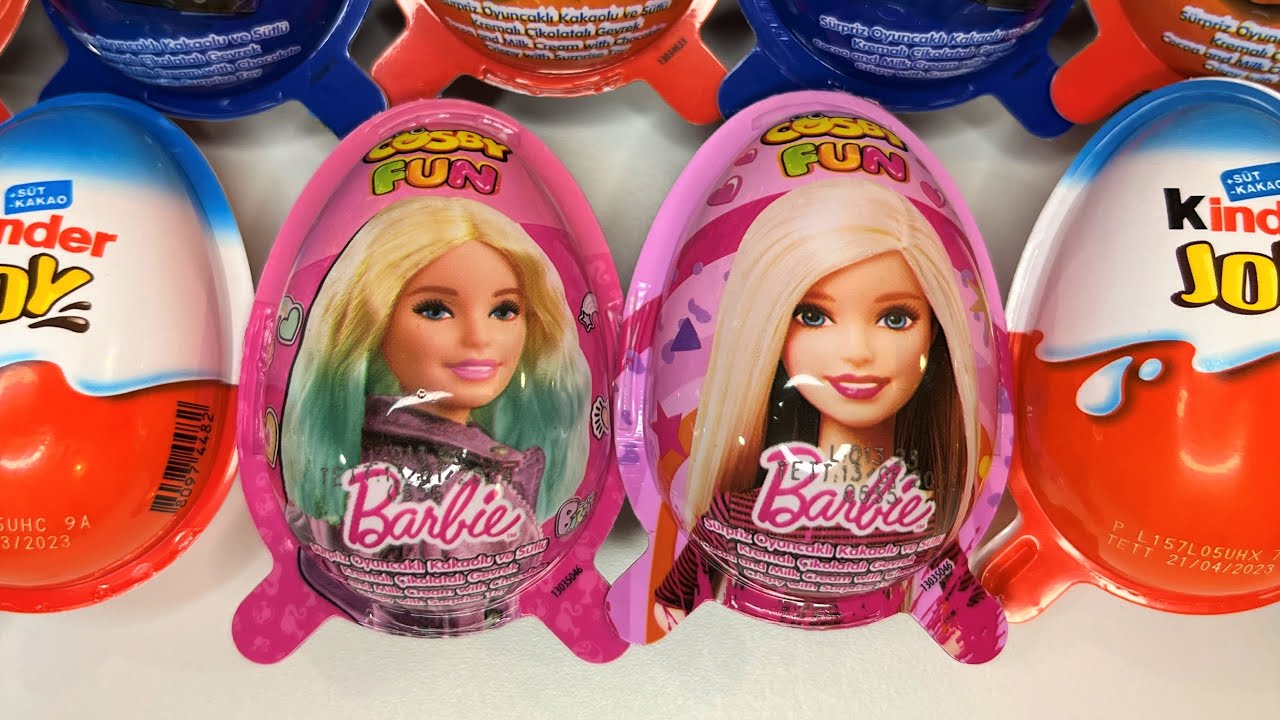 NEW! BARBIE GIRL Easter chocolate egg kinder Joy surprise - toys for ...