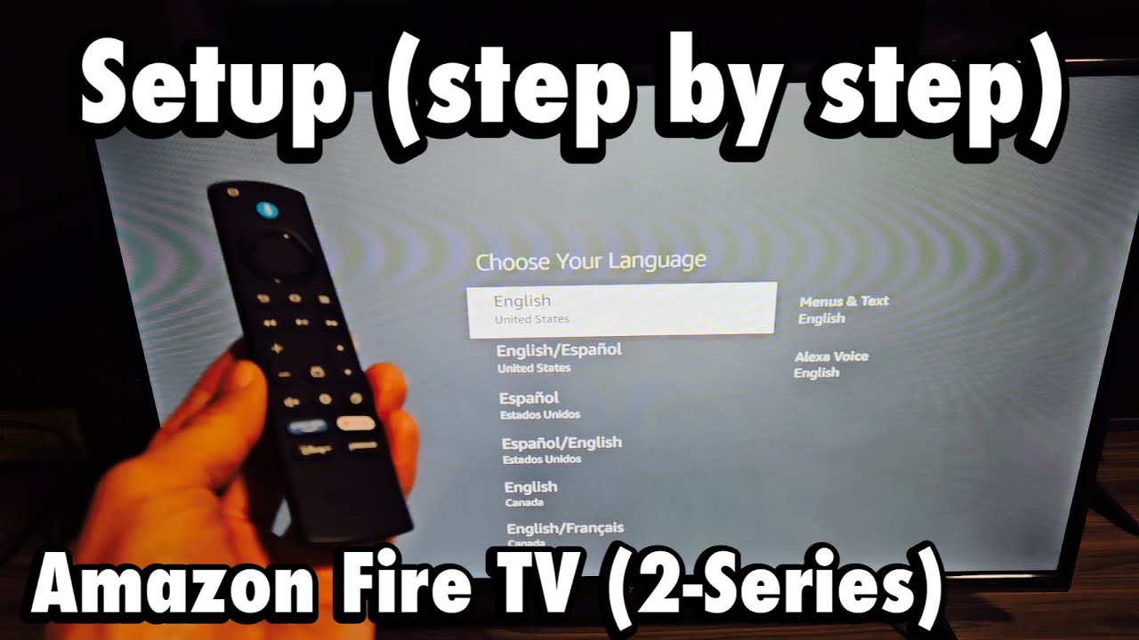 Amazon Fire TV (2-Series): How to Setup (step by step) - YouTube