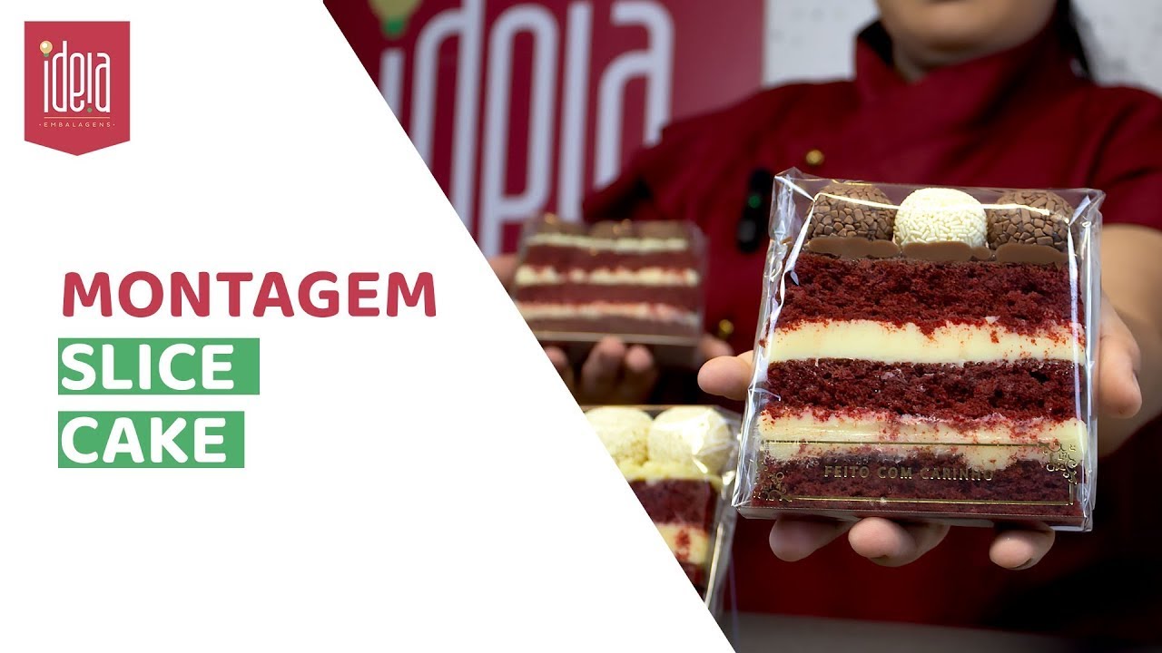 Ideia Embalagens - Montagem da embalagem para Slice Cake! - YouTube