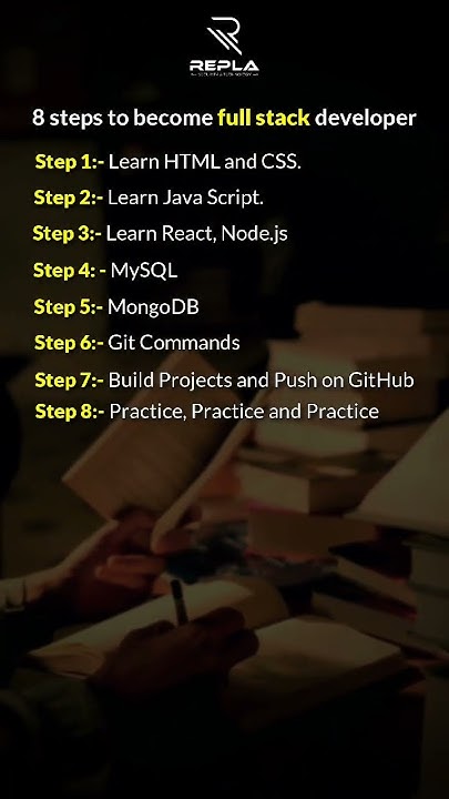 Full Stack Developer In 8 Steps Css Education Development Shorts Computer Html Developer