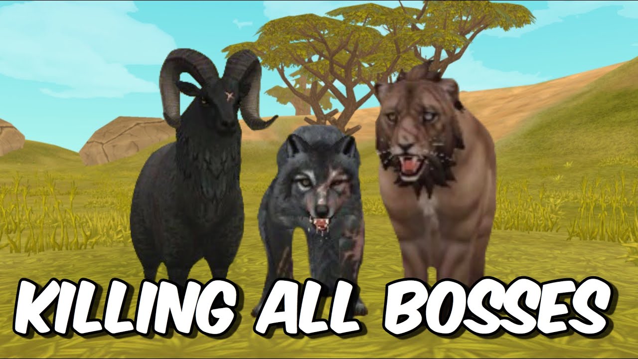 WildCraft: Killing All Bosses | Valley Of Giants - YouTube