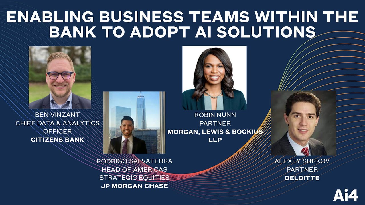Enabling Business Teams Within The Bank to Adopt AI Solutions - YouTube