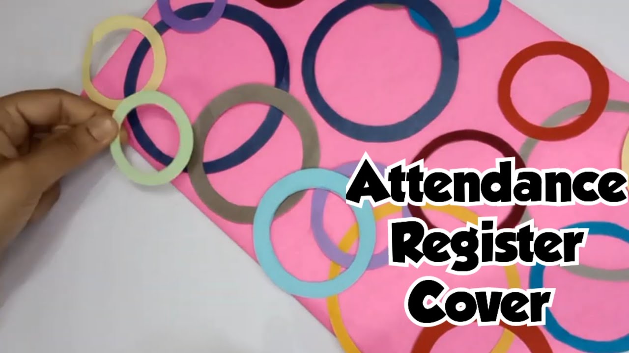 Register Cover Idea | Front Register Cover Decoration | - YouTube