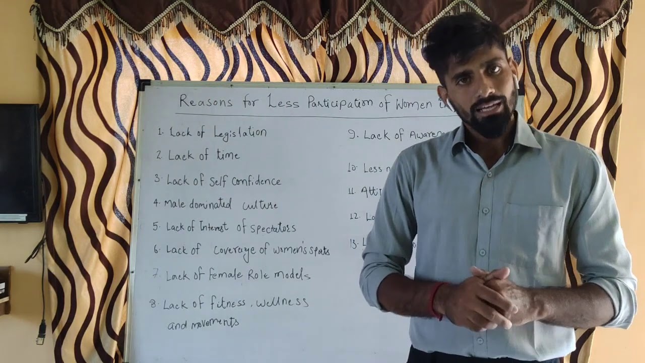 Chapter-5 ll Less participation of women in sports ll Lecture-32 - YouTube