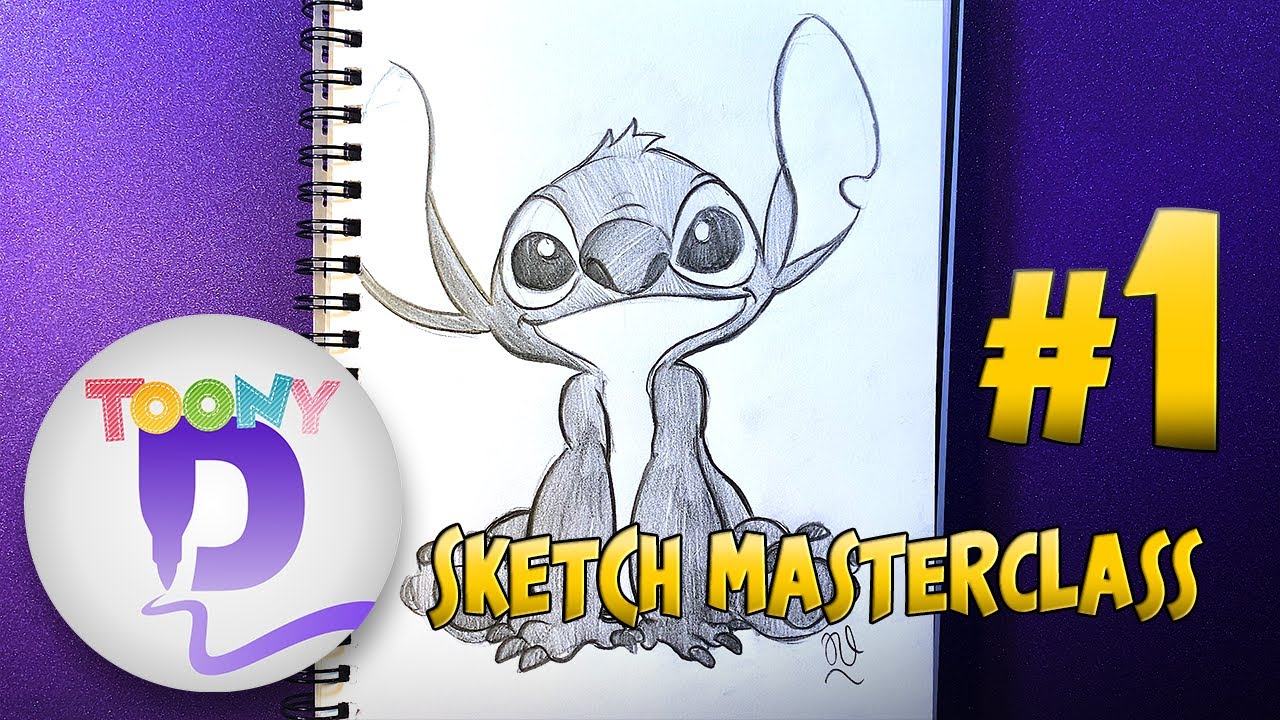 How to Draw Stitch | Sketch Masterclass #1 - YouTube