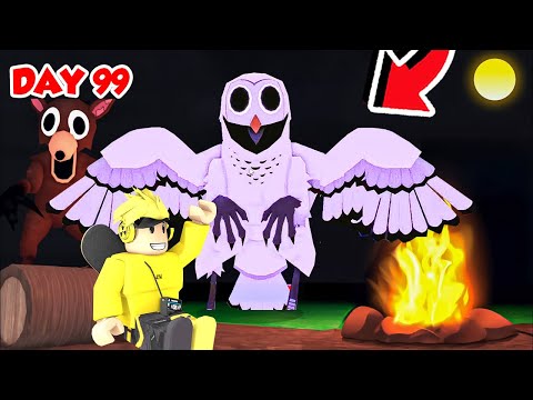 99 MALAM PISYANG DITERROR RUSA ANOMALI DAN BURUNG HANTU DI HUTAN!!! - 99 Nights in the Forest