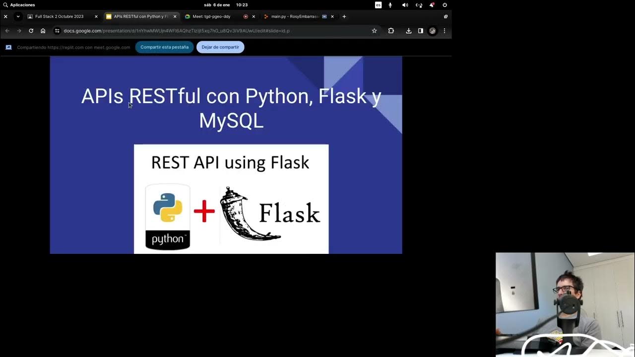 FullStack2: 2024 01 06 APLICACIÓN REST FULL CON PYTHON FLASK Y MYSQL - YouTube