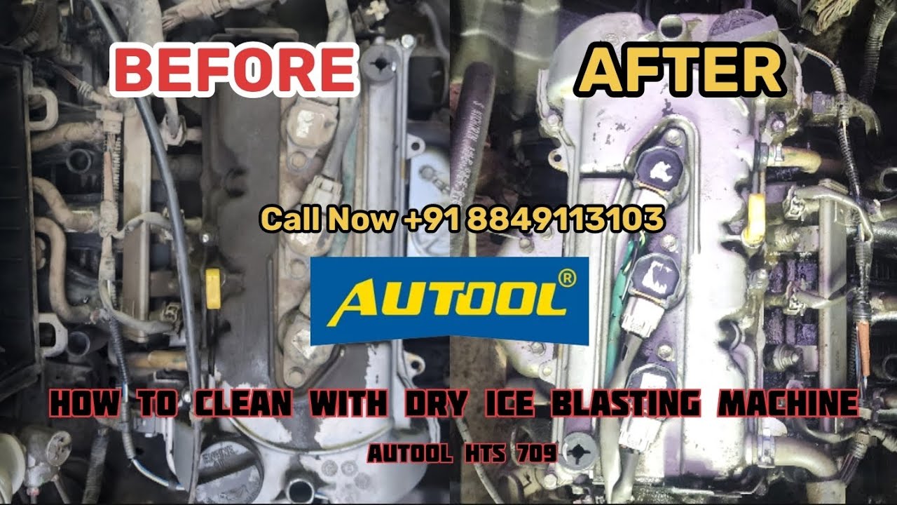 Dry Ice Blasting Machine AUTOOL HTS709 | How To Use it | +91 8849113103 ...