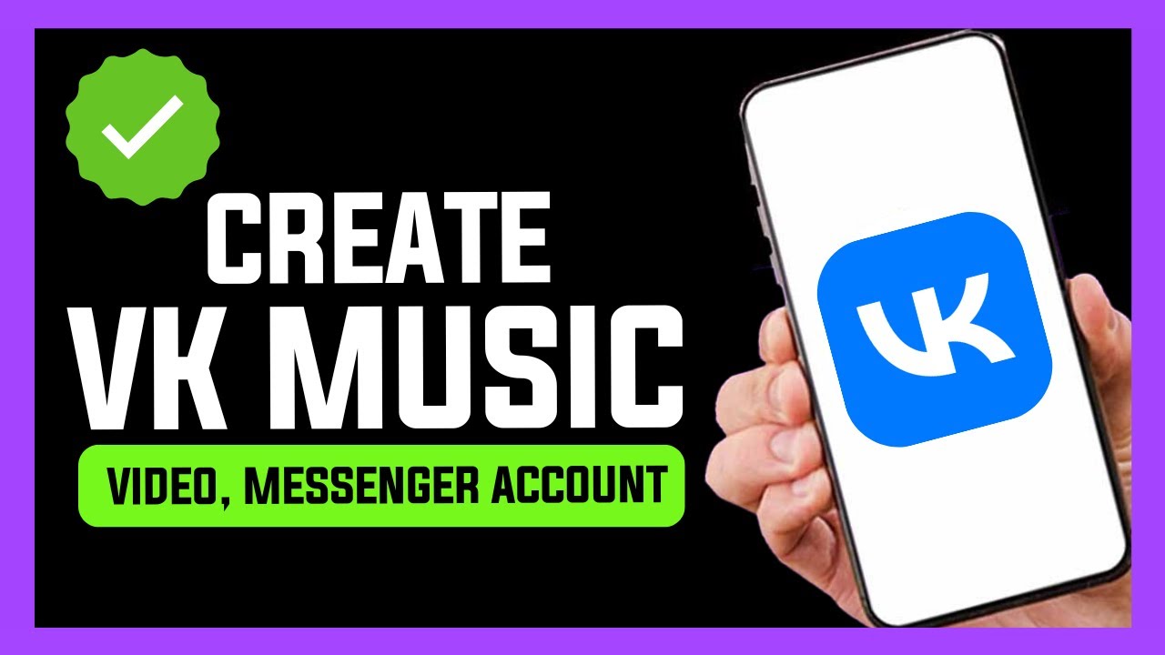 How to Create VK Music Video Messenger Account - YouTube