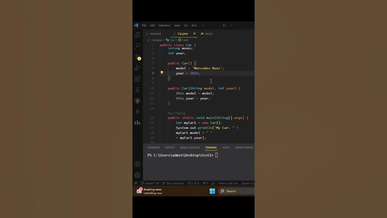 Constructor In Java Javaprogramming Jstutorial Javascript Mernstack Nextjstutorial