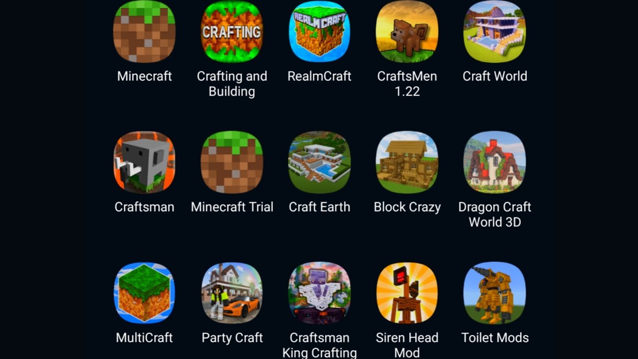 Minecraft, Party Craft, Craft World, Block Crazy, Multicraft ...