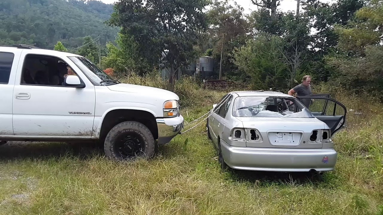 Redneck Car Lift - YouTube