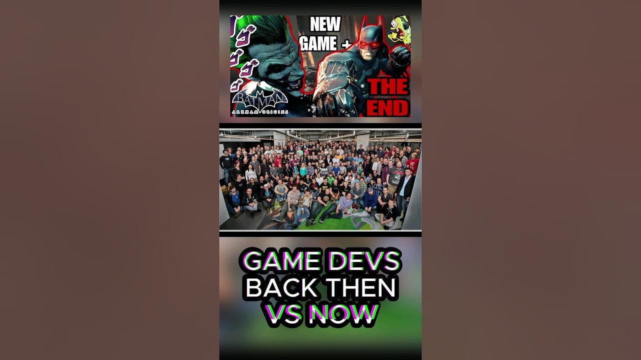 GAME DEVS BACK THEN VS NOW #batmanarkhamorigins #arkhamorigins - YouTube