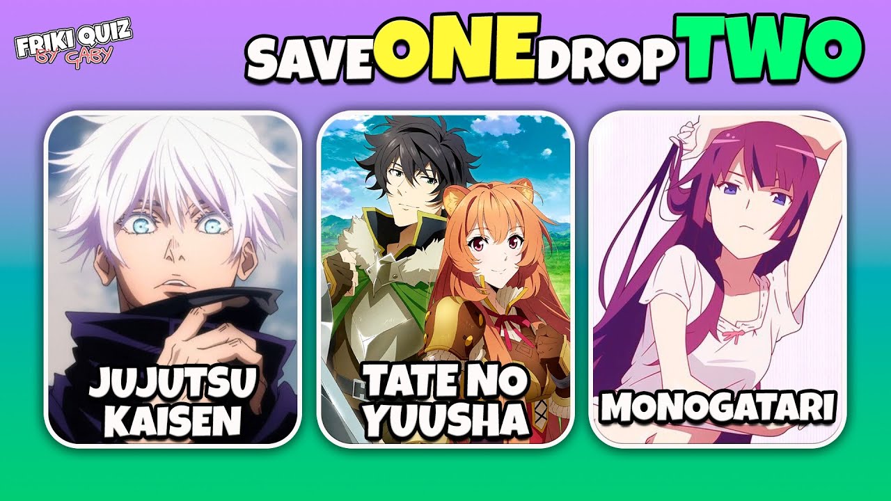 SAVE ONE DROP TWO (SAME ANIME OPENING) | ANIME QUIZ - YouTube