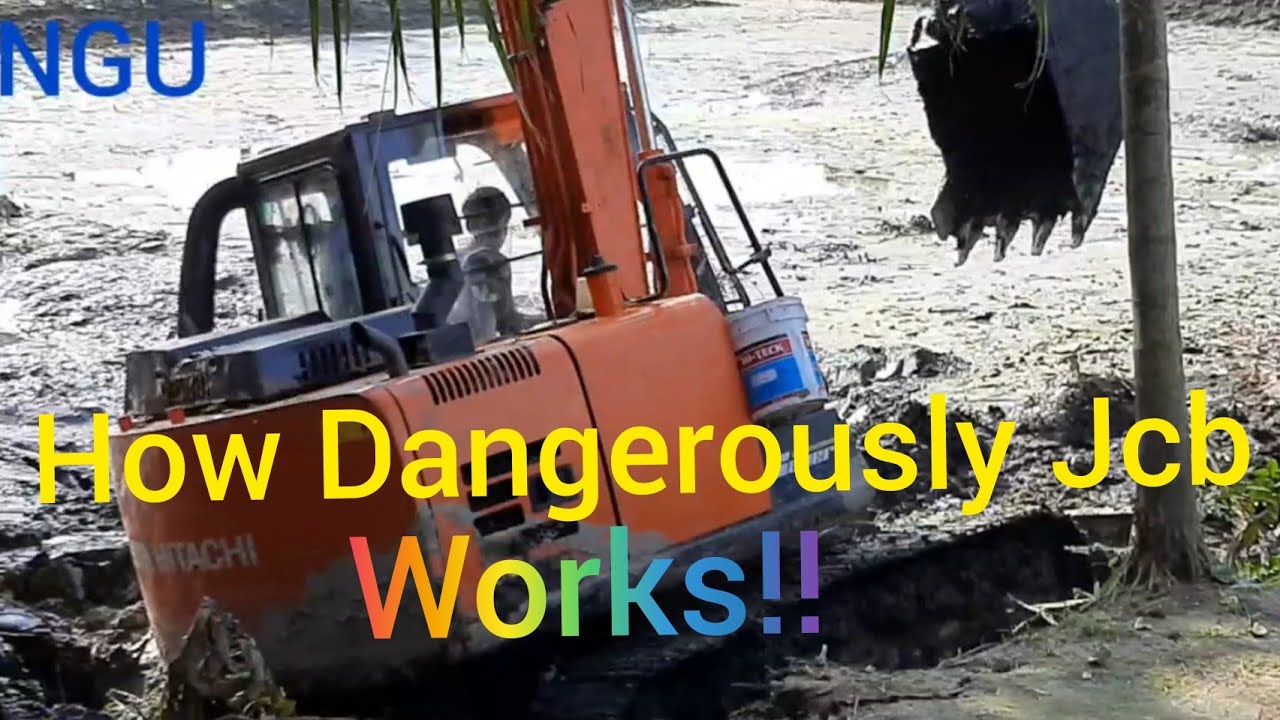 How Dangerously Jcb Works !! | Tata Hitachi | Jcb | - YouTube