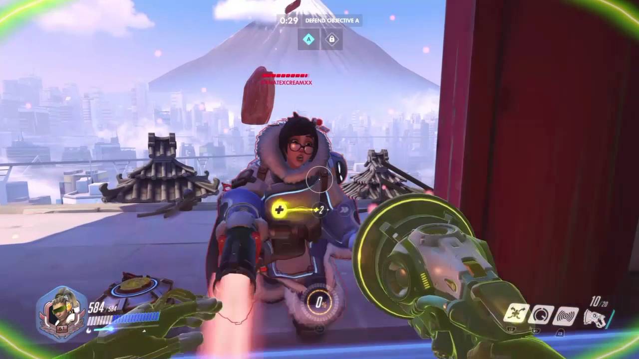 Overwatch - Mei meets the Scarecrow and the DJ - YouTube