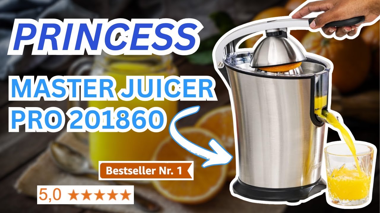 Princess Master Juicer Pro 201860 | LOHNT SICH DAS? - YouTube