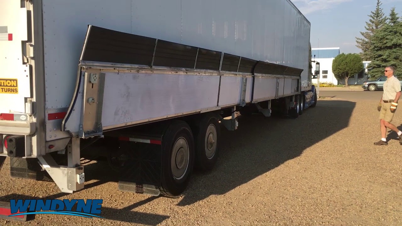 Windyne Flipping Extra Large Trailer Skirt - YouTube