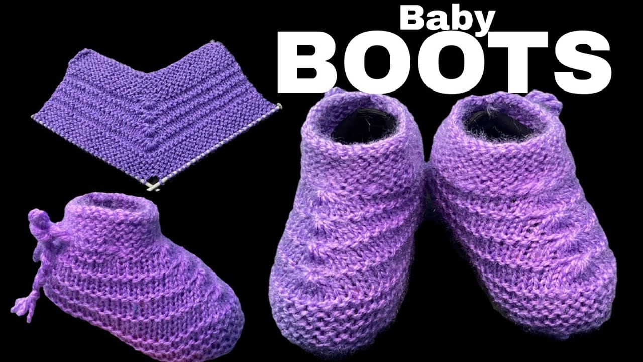 New Knitting Pattern For Baby Booties /Socks/Shoes/Slippers/Jurab BNAYE ...