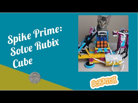 Spike Prime: Solve Rubix Cube - YouTube