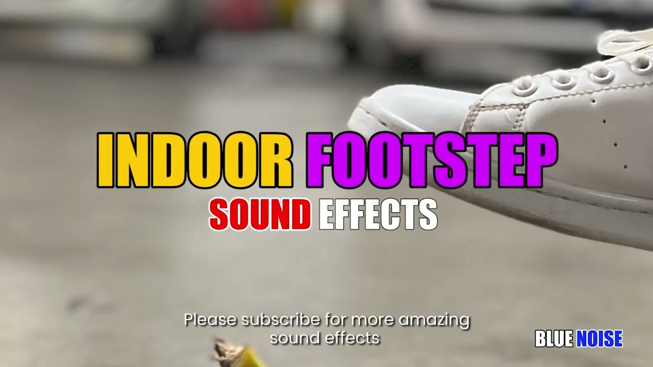 Indoor footstep sound effects. - YouTube